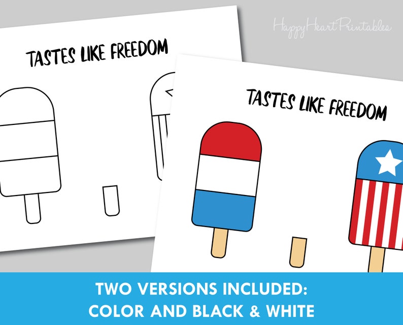 Fourth of July Handprint Printable Craft Template Taste Like | Etsy