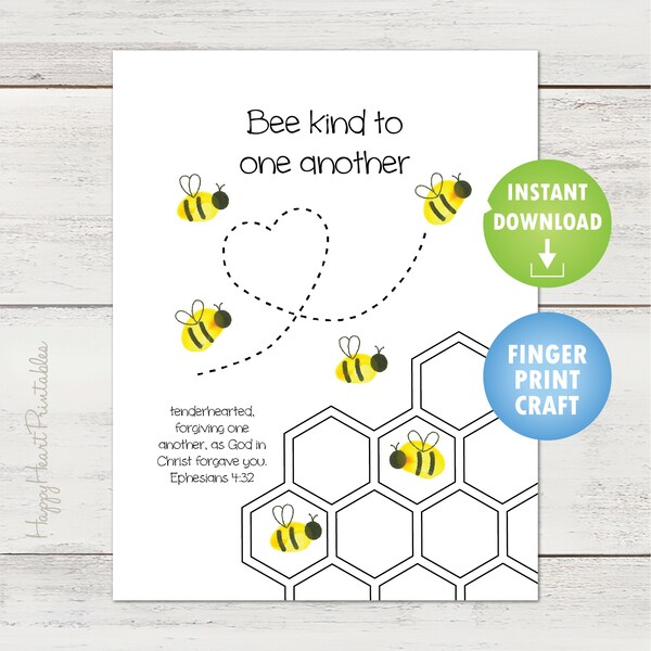 Bee Kind Printable - Etsy