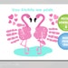 Handprint Flamingo Printable Template Handprint Craft | Etsy