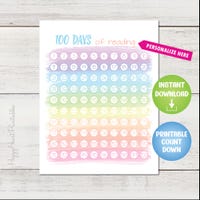 PRINTABLE, Challenge Tracker for Kids, Goal Tracker, Sticker Chart ...