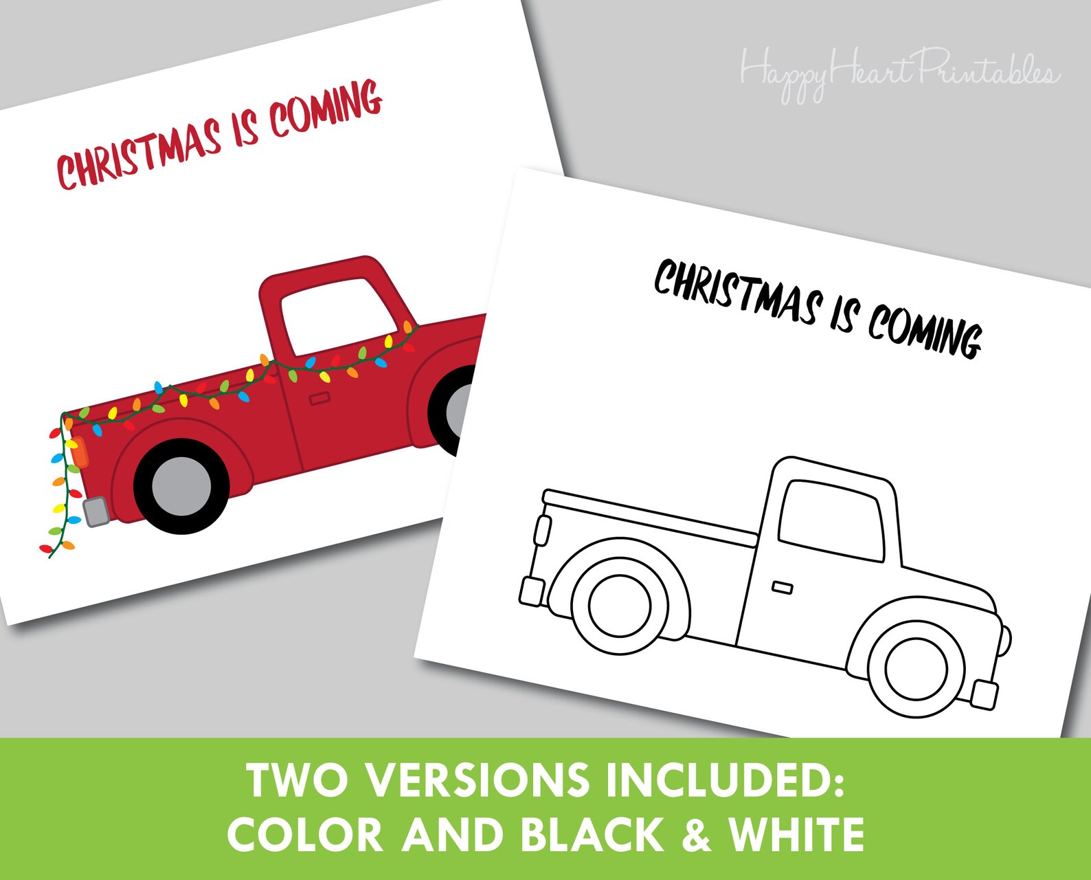 Christmas Tree Footprint Printable Craft Template Christmas | Etsy