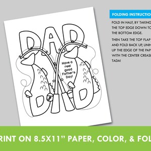 Folding Surprise Father's Day Fishing Card - Etsy