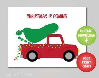 Footprint Christmas Truck - Etsy