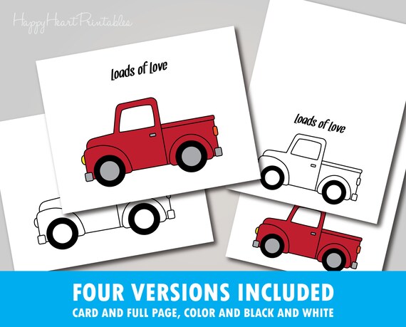 Holiday & Seasonal Cards Greeting Cards Tow Truck Valentine's Day Card ...