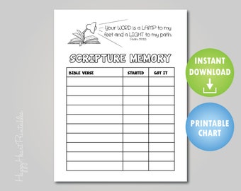 Printable Scripture Memory Cards Bible Memory Verse Cards Bible ...