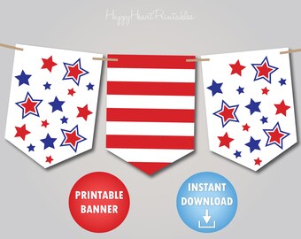 Patriotic Banner - Etsy