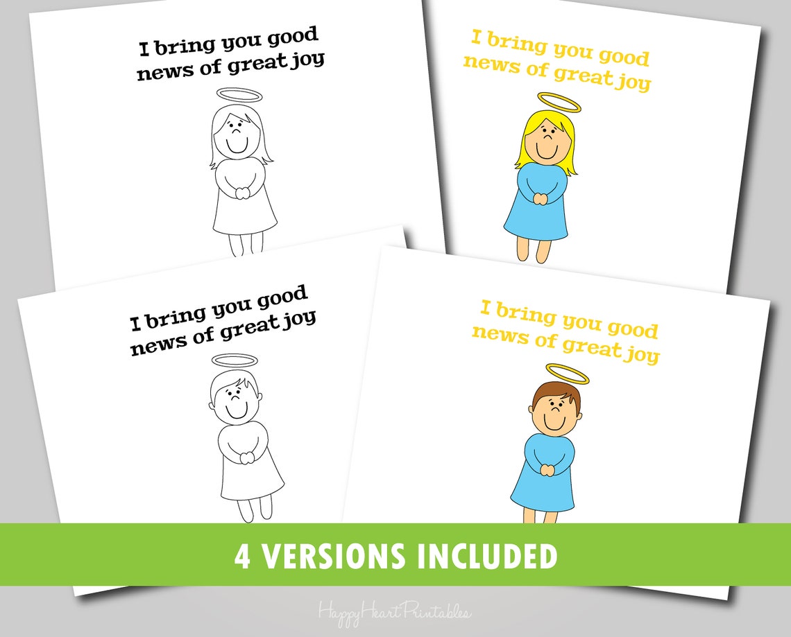 Handprint Angel Craft Printable Template Christmas Handprint - Etsy