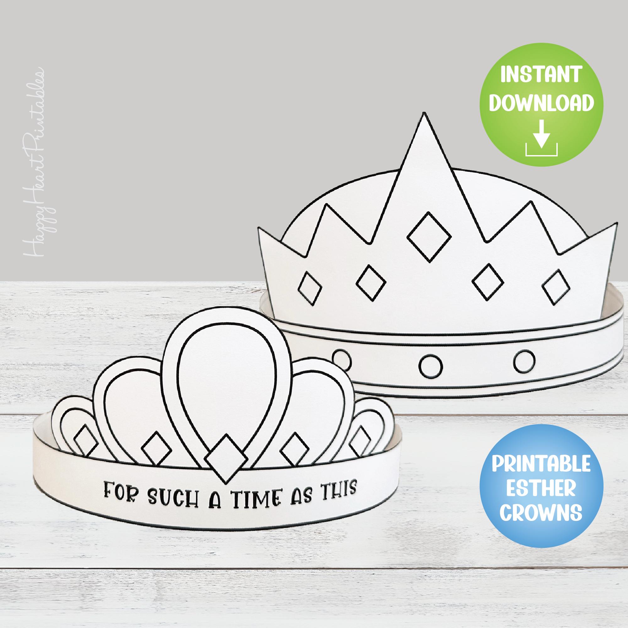 Printable Queen Esther Crown - Etsy