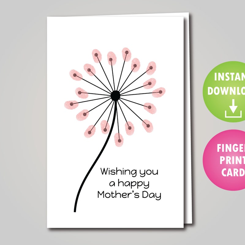 Dandelion Fingerprint Svg - Etsy