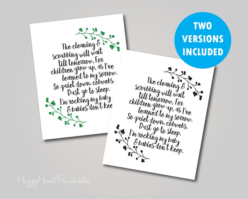 Babies Don't Keep Printable Rocking My Baby Nursery - Etsy