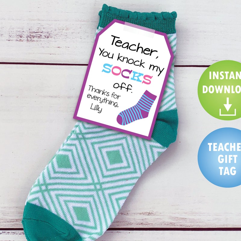 Sock Gift Tag - 60+ Gift Ideas for 2025