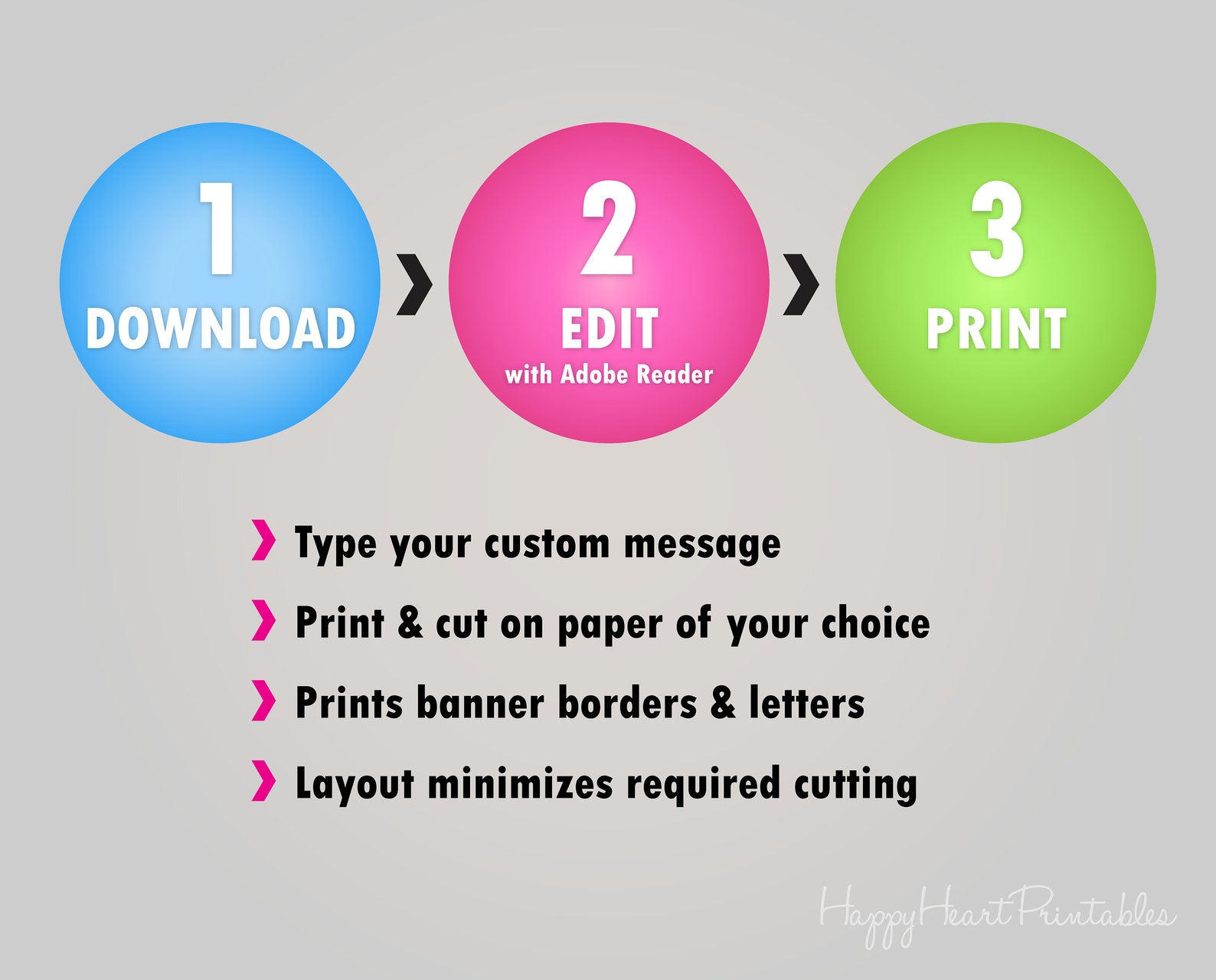 Editable Banner Pattern Printable Banner Template DIY Flag - Etsy