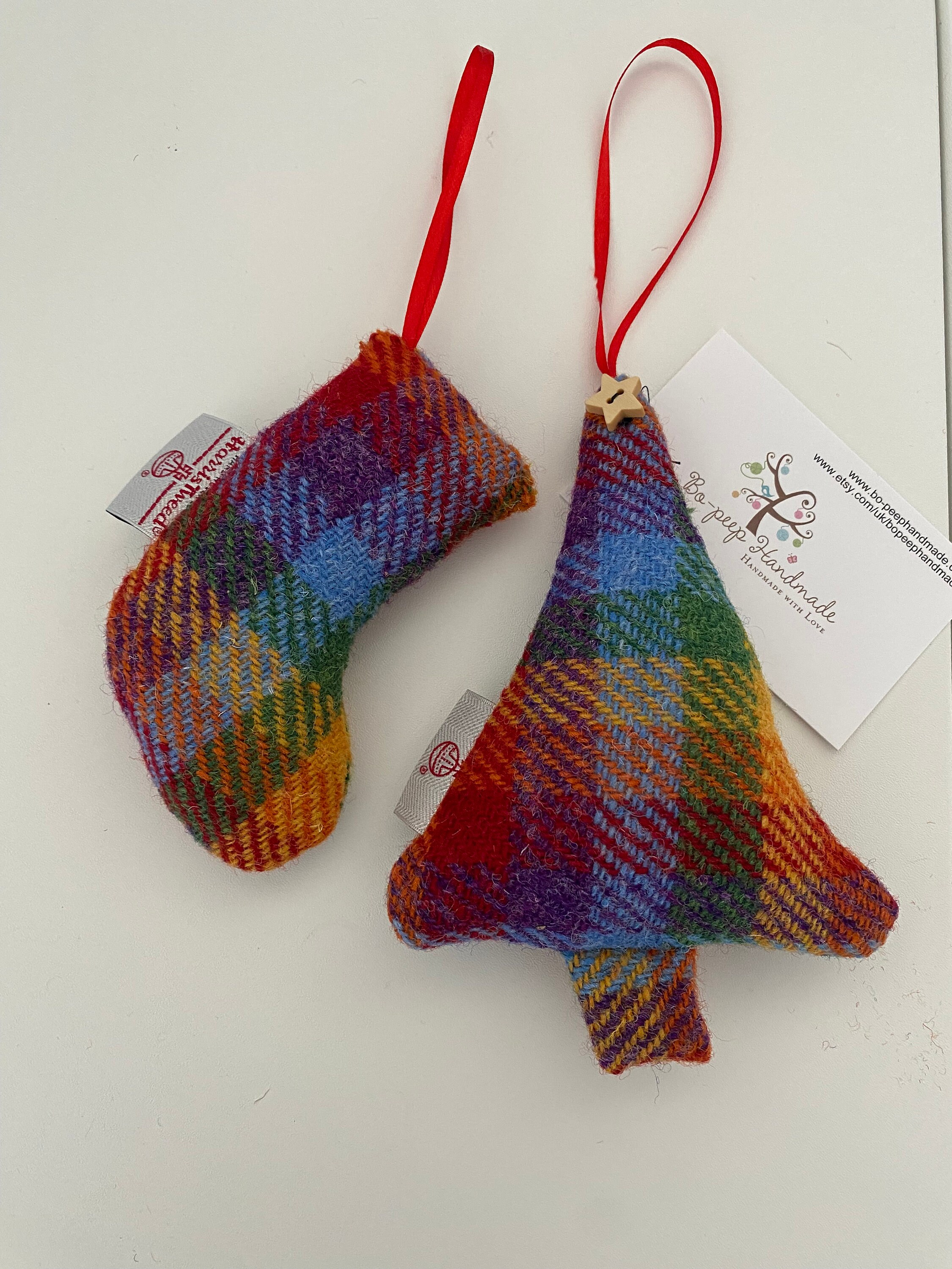 Harris Tweed Decorations - Etsy
