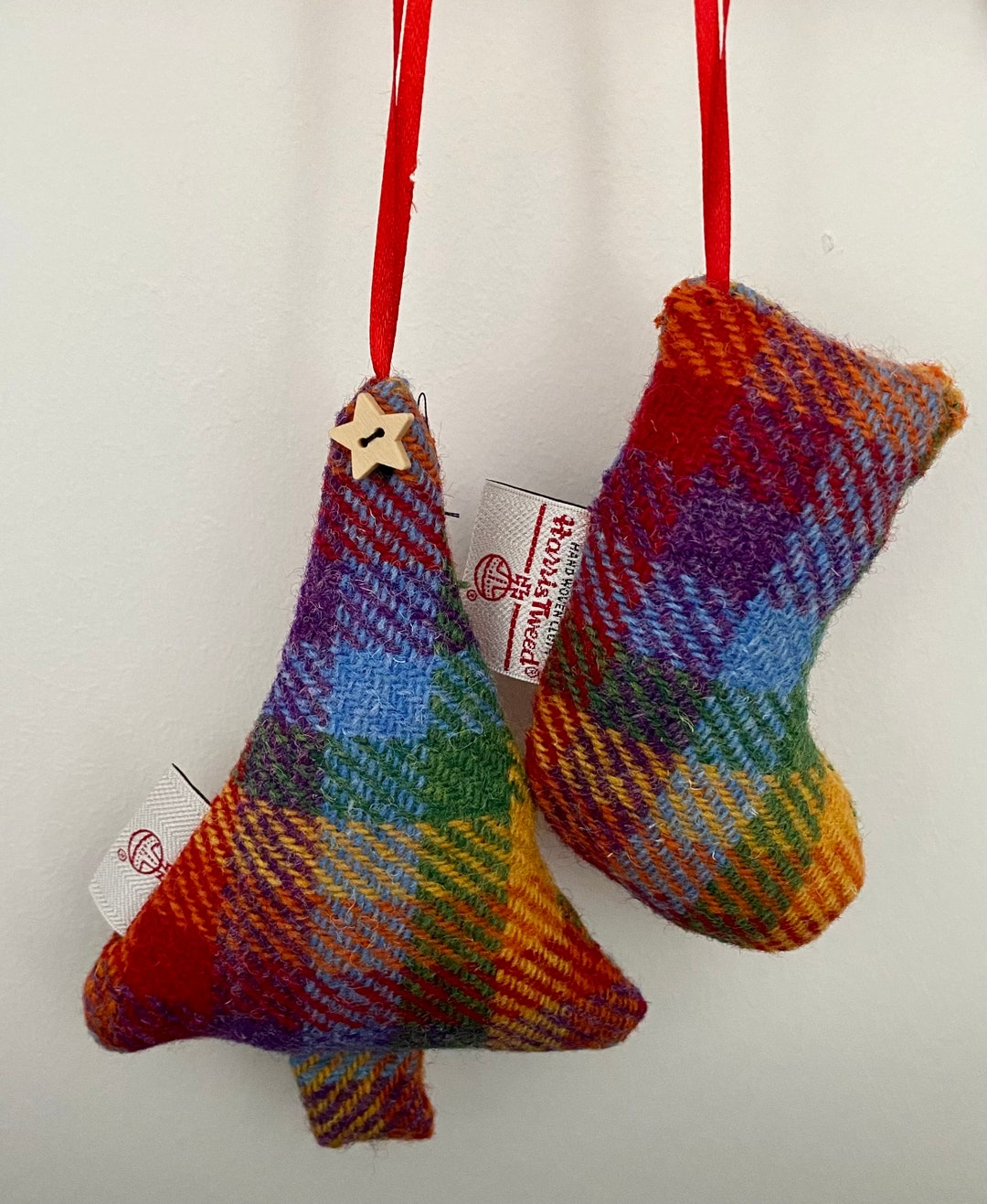 Harris Tweed Decorations - Etsy