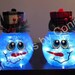 Santa, Light up Santa, Fish Bowl Santa, Christmas Decor, Christmas ...
