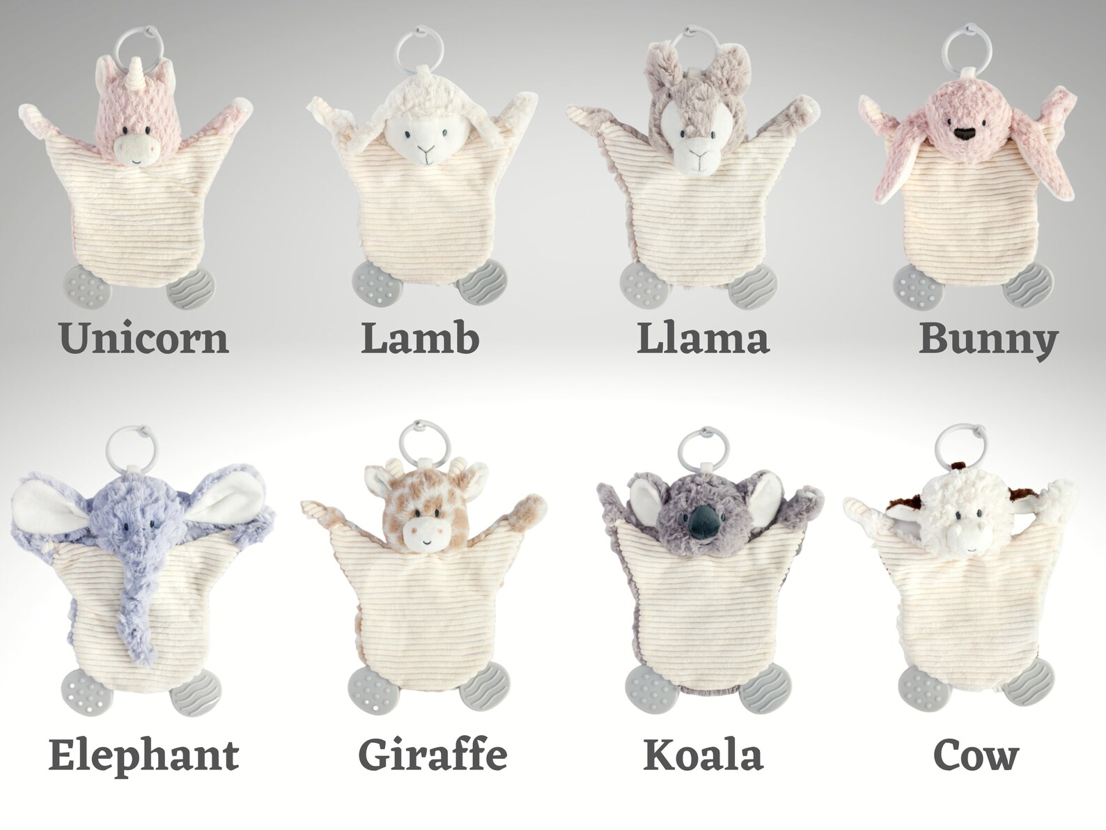 Personalized Lovey With Rattle Embroidered Pacifier Holder - Etsy