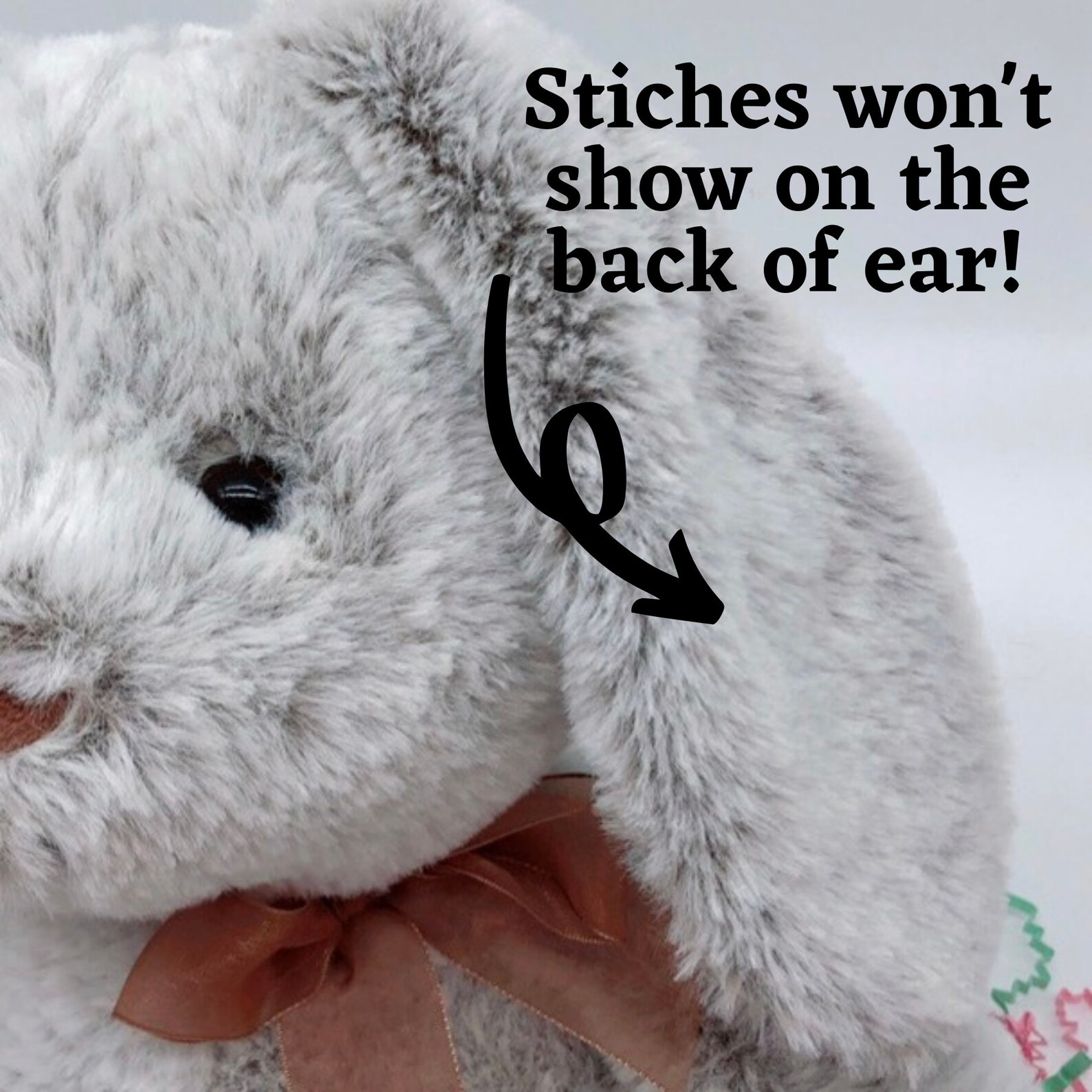 Personalized Easter Bunny Embroidered Bunny Custom Bunny - Etsy