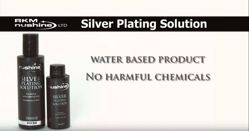 Nushine Silver Plating Solution: Permanently Plate Brass, Copper ...