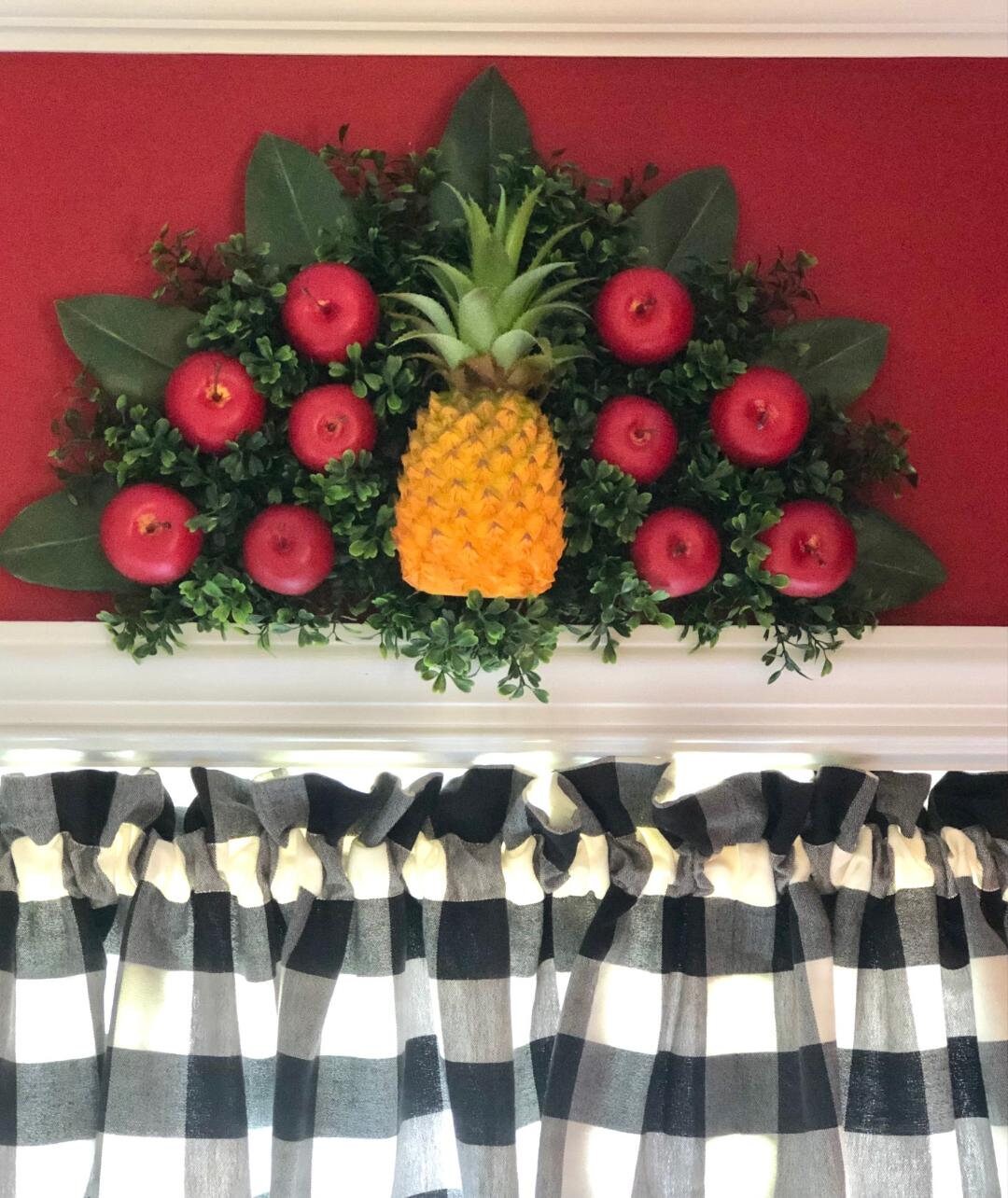 Mini Red Apple Pineapple Fan: Williamsburg Style Christmas Decor - Etsy