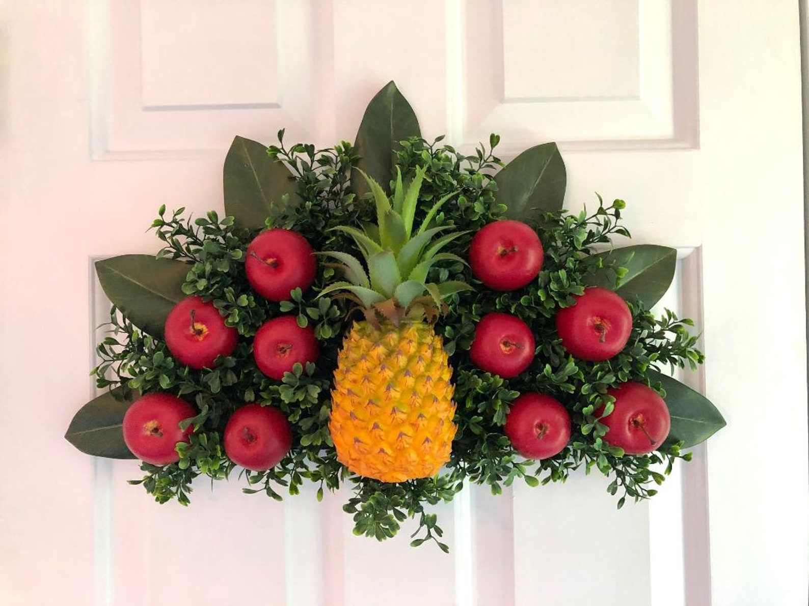 Mini Red Apple Pineapple Fan: Williamsburg Style Christmas Decor - Etsy