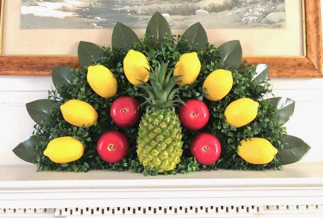 Williamsburg Style Apple/lemon Pineapple, Medium Size, Classic ...