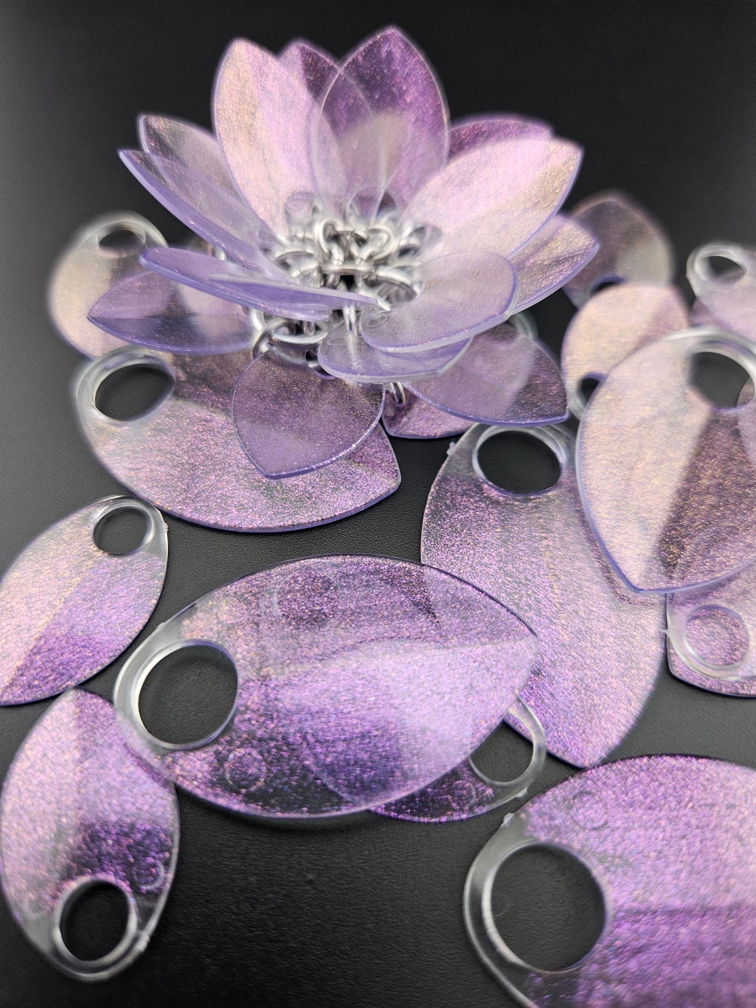 Small/large Polycarbonate Dragon Scales Color: Aether Mist -- Multiple ...