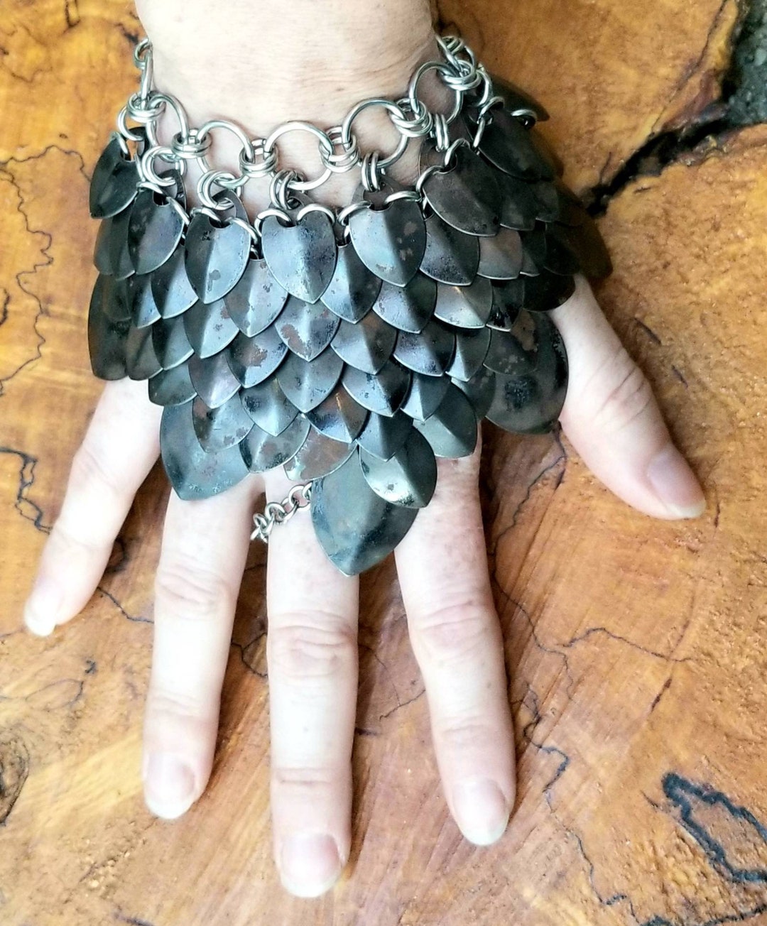 Dragon Scale Mail Hand Armor Carbon Steel - Etsy