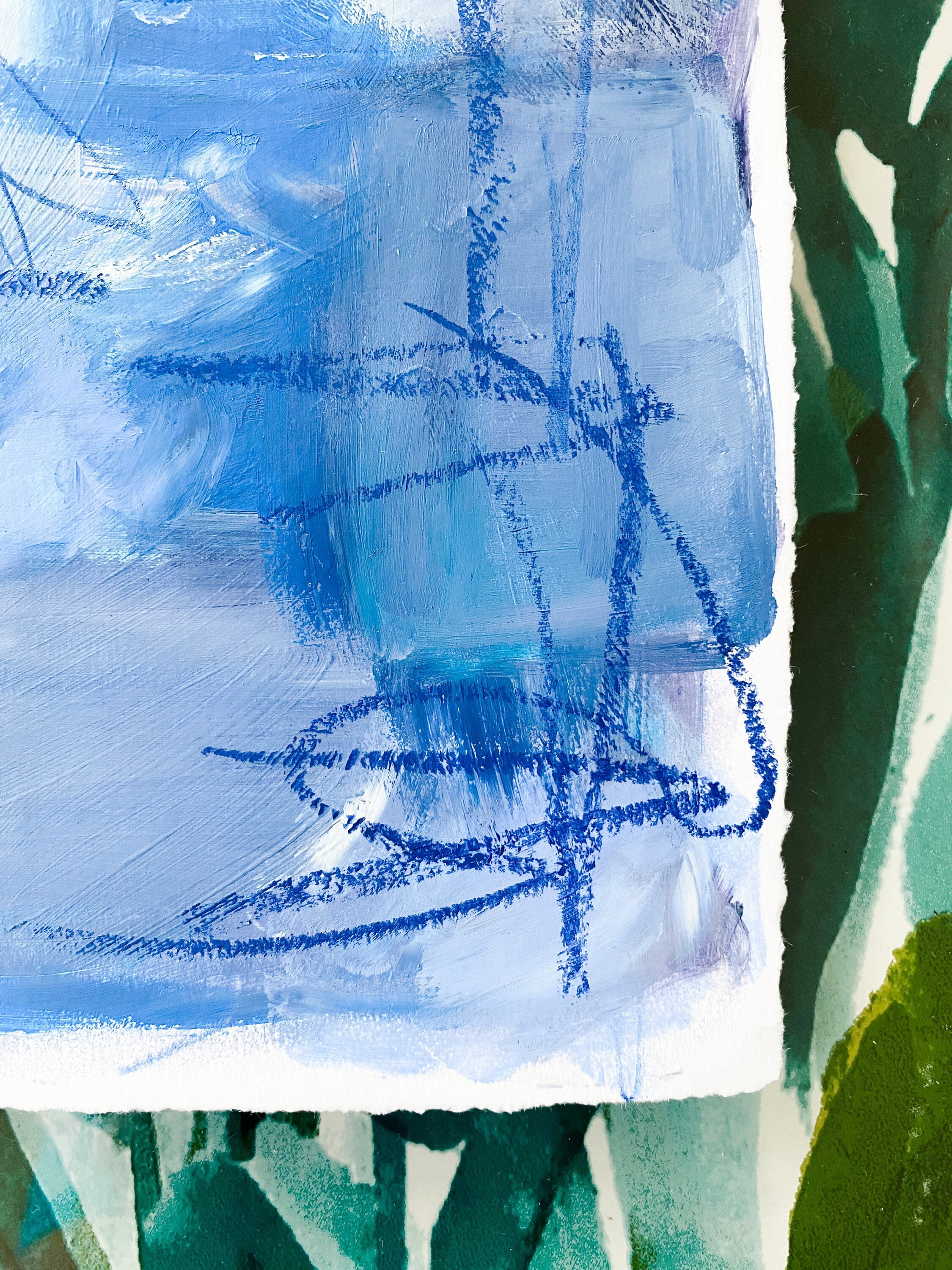 Original Abstract Art | Hand Torn Paper | 5x7 - Etsy