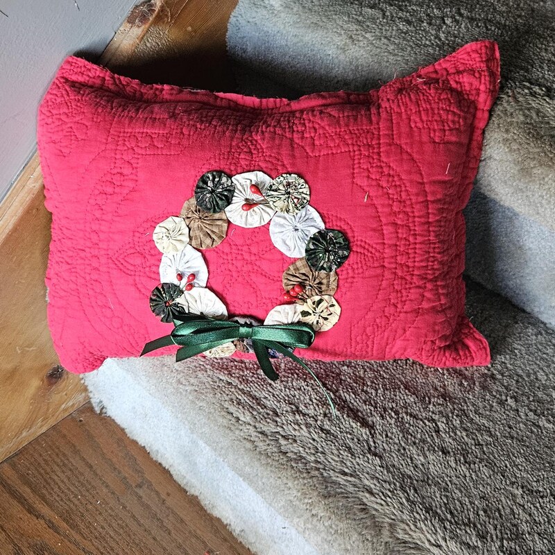 Yo Yo Pillow - Etsy