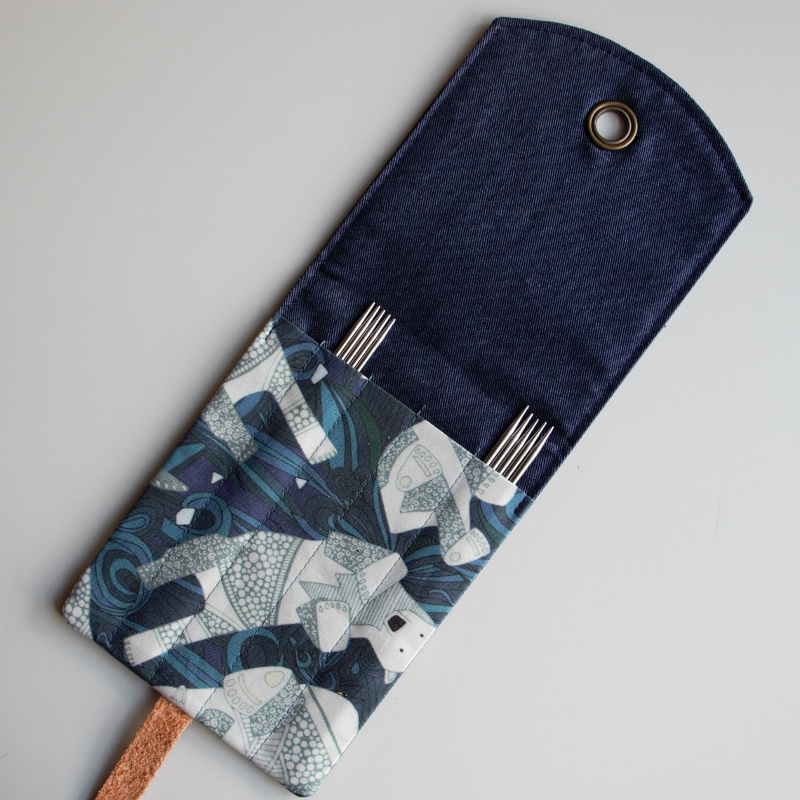 Sewing Pattern: Knitting Needle Case for Interchangeable or DPN Needles ...