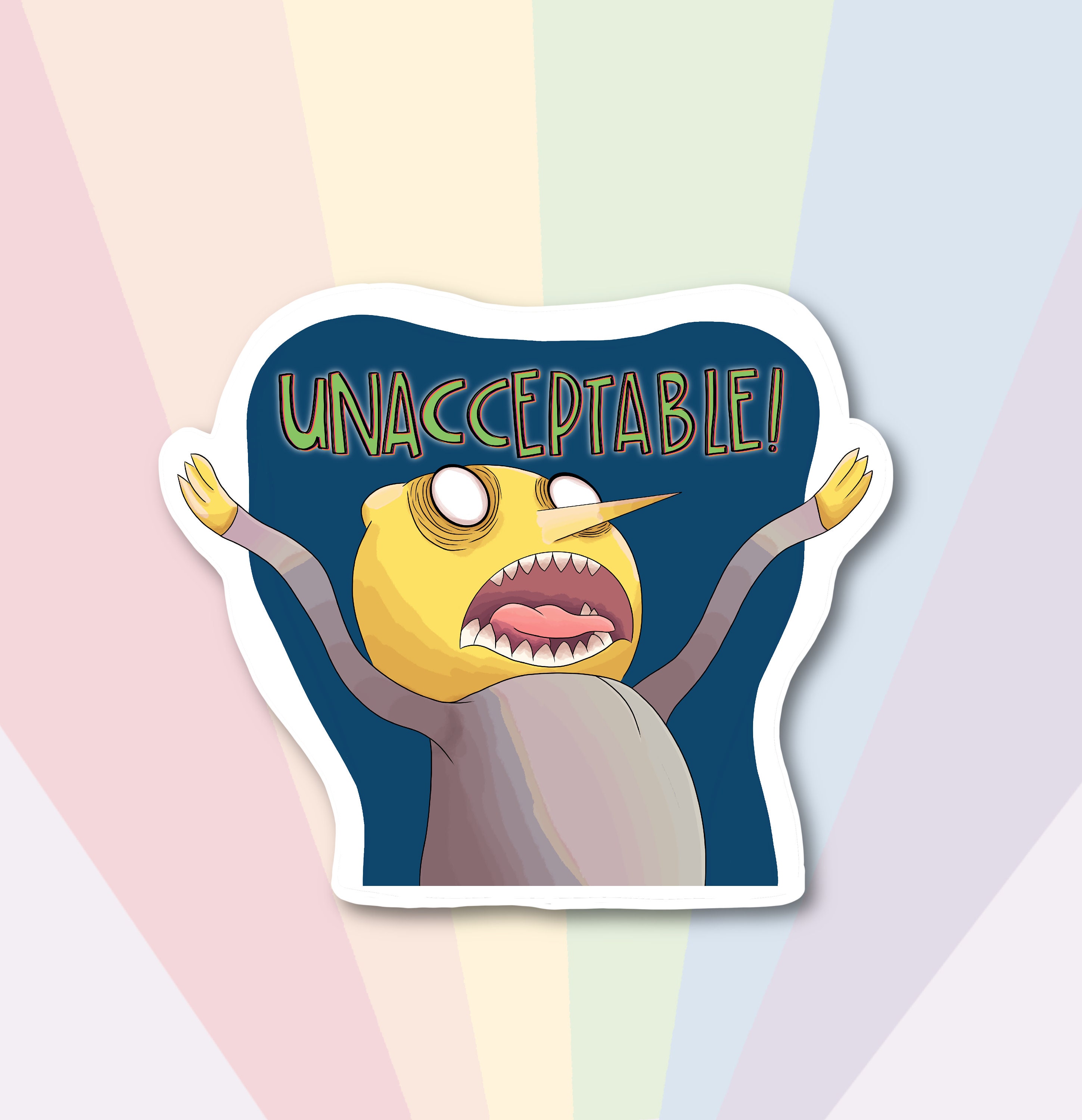 Adventure Time Lemongrab Unacceptable