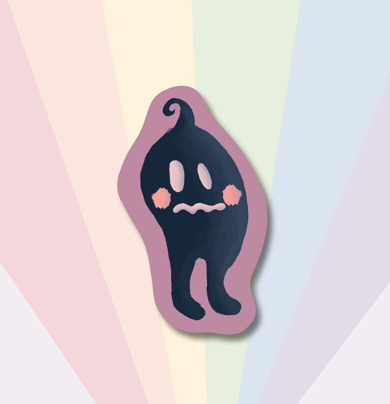 Krobus Sticker Stardew Valley Vinyl Sticker Waterproof - Etsy