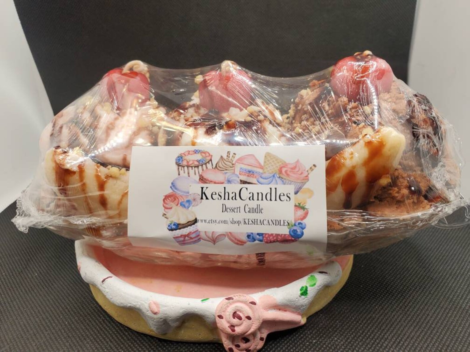 Banana Split Candle | Etsy