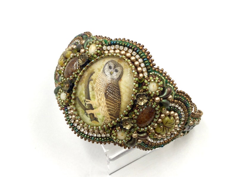 Florida Sunshine Cuff Tutorial, Bead Embroidery Pattern, Bracelet ...