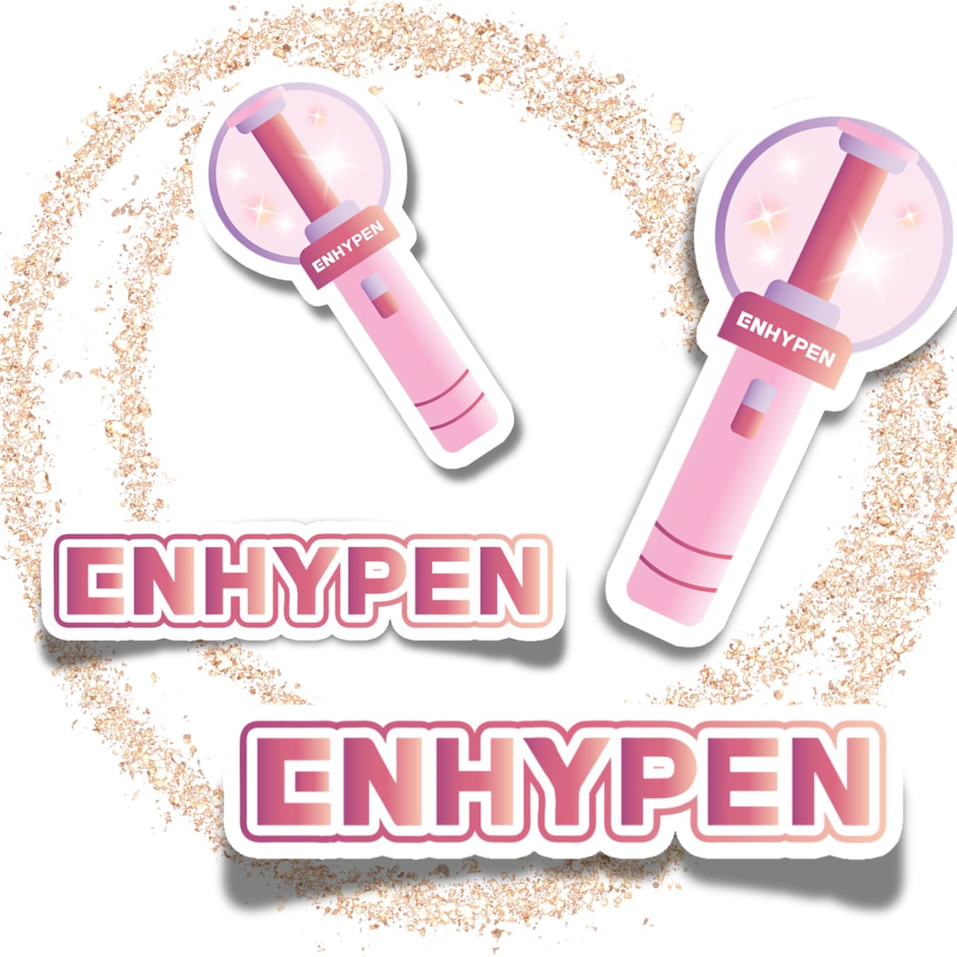 Enhypen Lightstick - Light Sticker - Sticker Concert Bomb K-pop Sticker ...