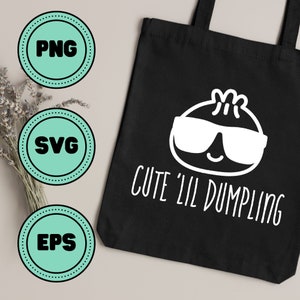 Dumping SVG File Cute Dumpling Kawaii Dumpling Bao SVG Digital Art ...