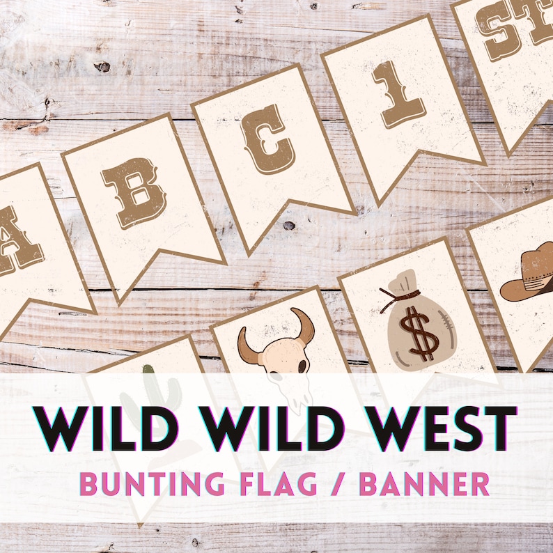 Wild West, Western, Cowboy Cowgirl Rodeo Theme | Party | Instant ...