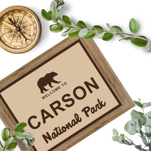 National Park, Camp Theme, Party, Instant Printable, Editable Signage ...