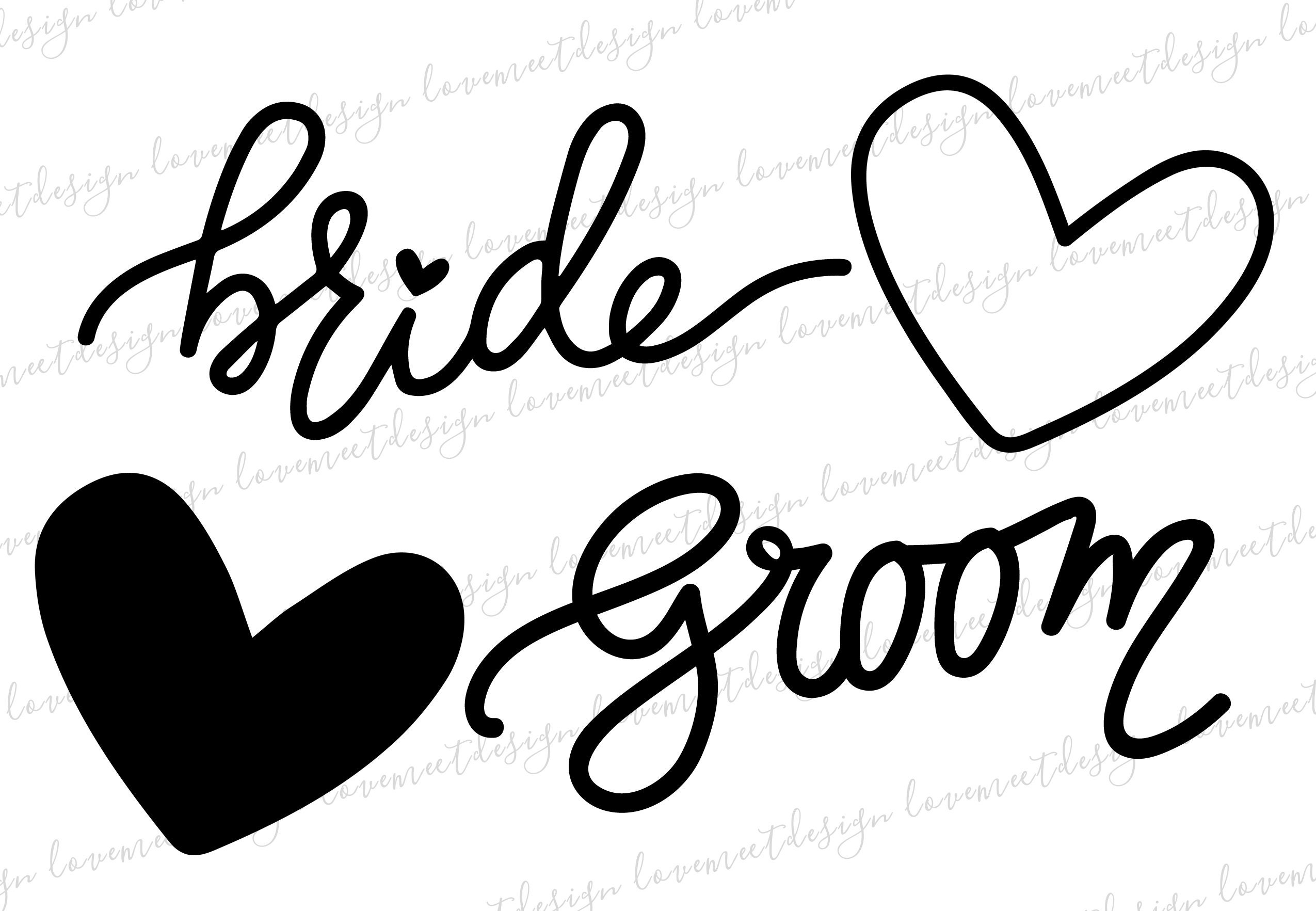 BRIDE SVG Bride Word Clipart Digital File Cricut Png Jpeg - Etsy