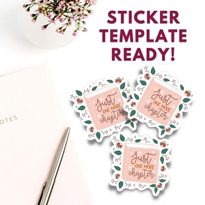 Just One More Chapter PNG Sublimation Deign Template Book Lover Gift ...