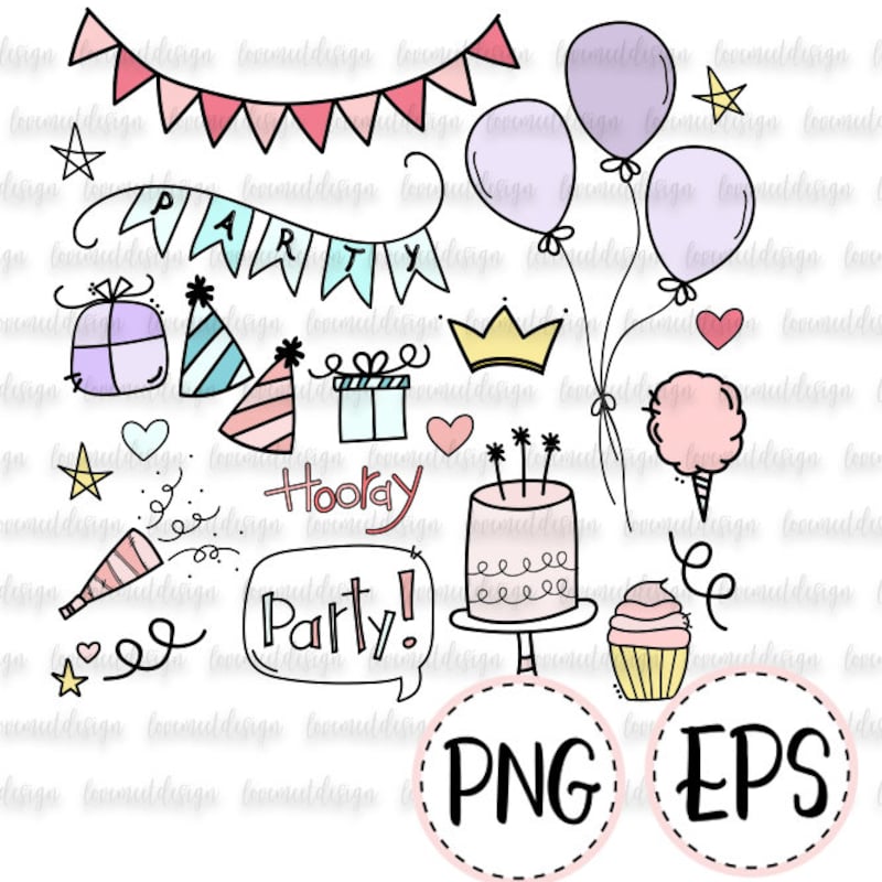 Birthday Clip Art - Etsy