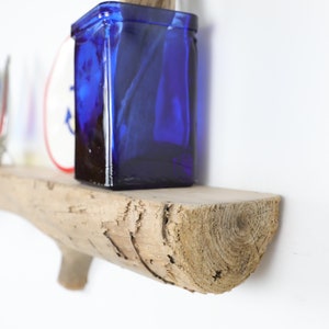 Driftwood Shelf, 32-1/4, Floating, Natural Wood, Display, Wall Shelf ...