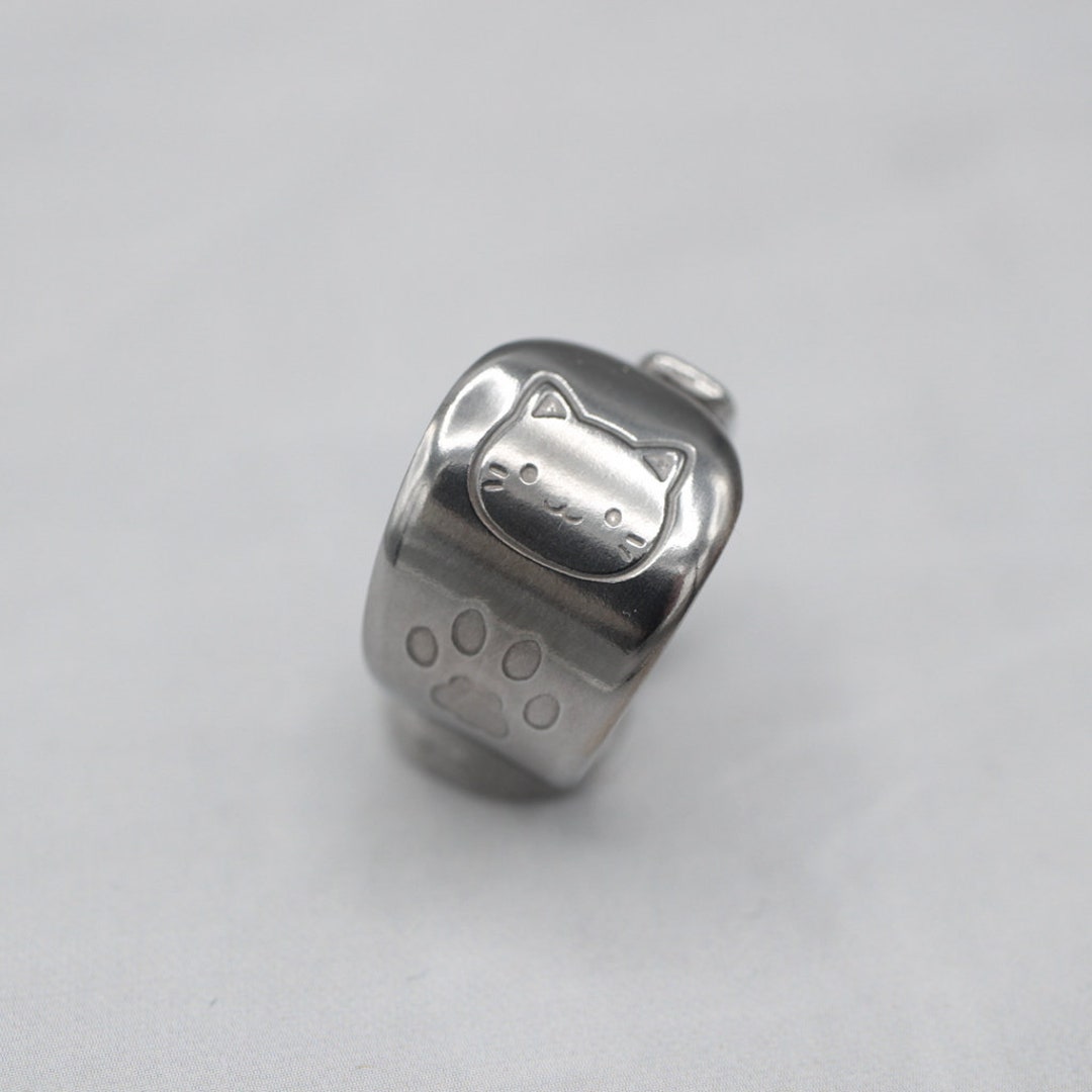 KAWAII Cute Cat Neko Foot Stamp Japanese Anime Chracter Spoon ...