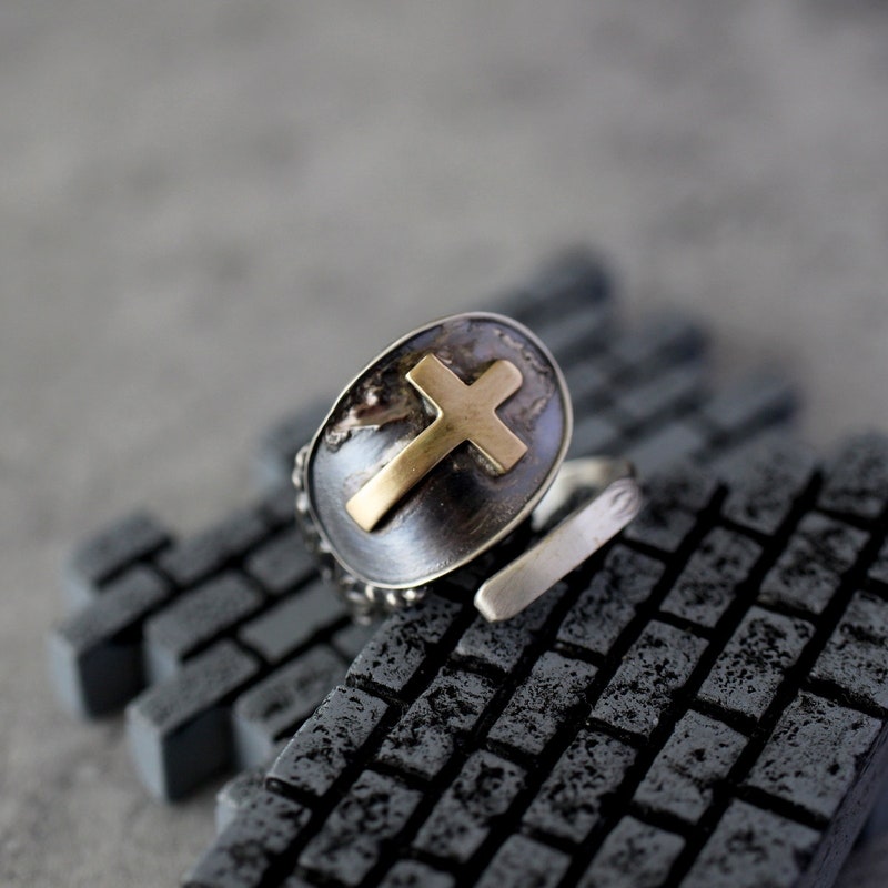 Silverware Cross - Etsy