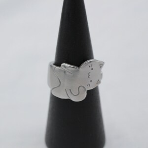 Shiro Neko Cat KAWAII Cute Japan Anime Chracter Spoon Silverware Ring ...