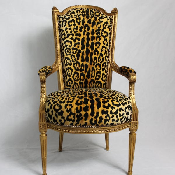 Antique Velvet Chair - Etsy