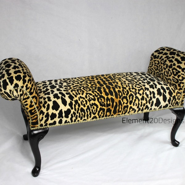 Leopard Bench - Etsy