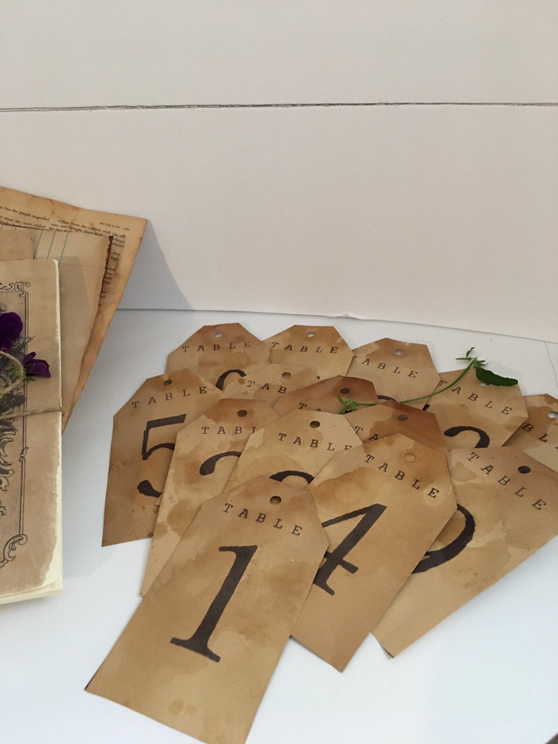 20 Rustic Table Numbers vintage Wedding Decor wedding Table - Etsy