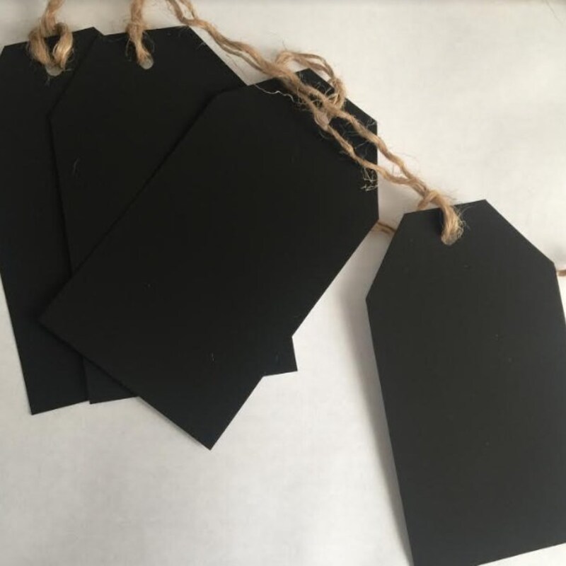 Chalkboard Tags - Etsy