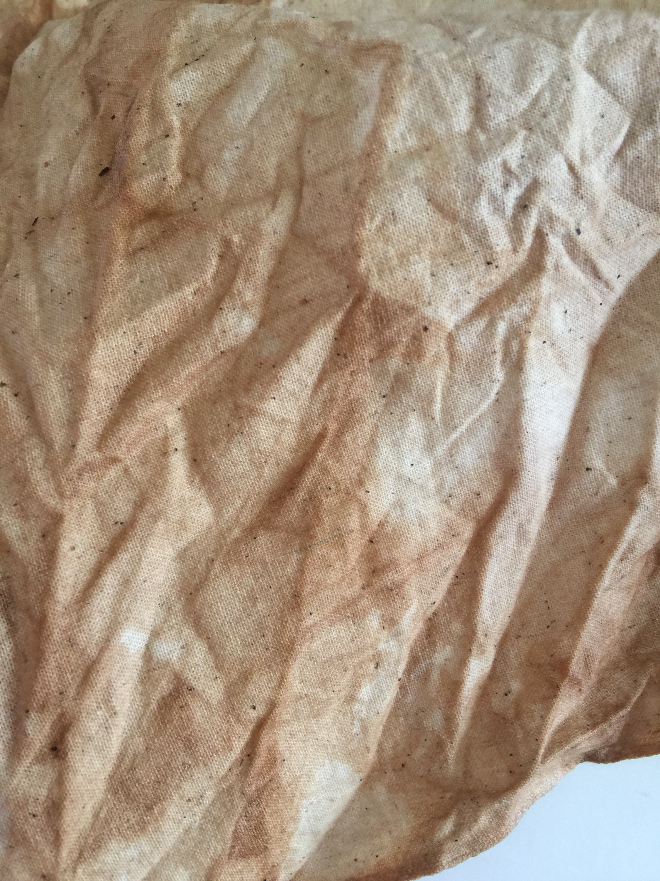 Tea Stained Cotton Fabric. 100% Cotton Muslin is Hand Dyed and - Etsy ...